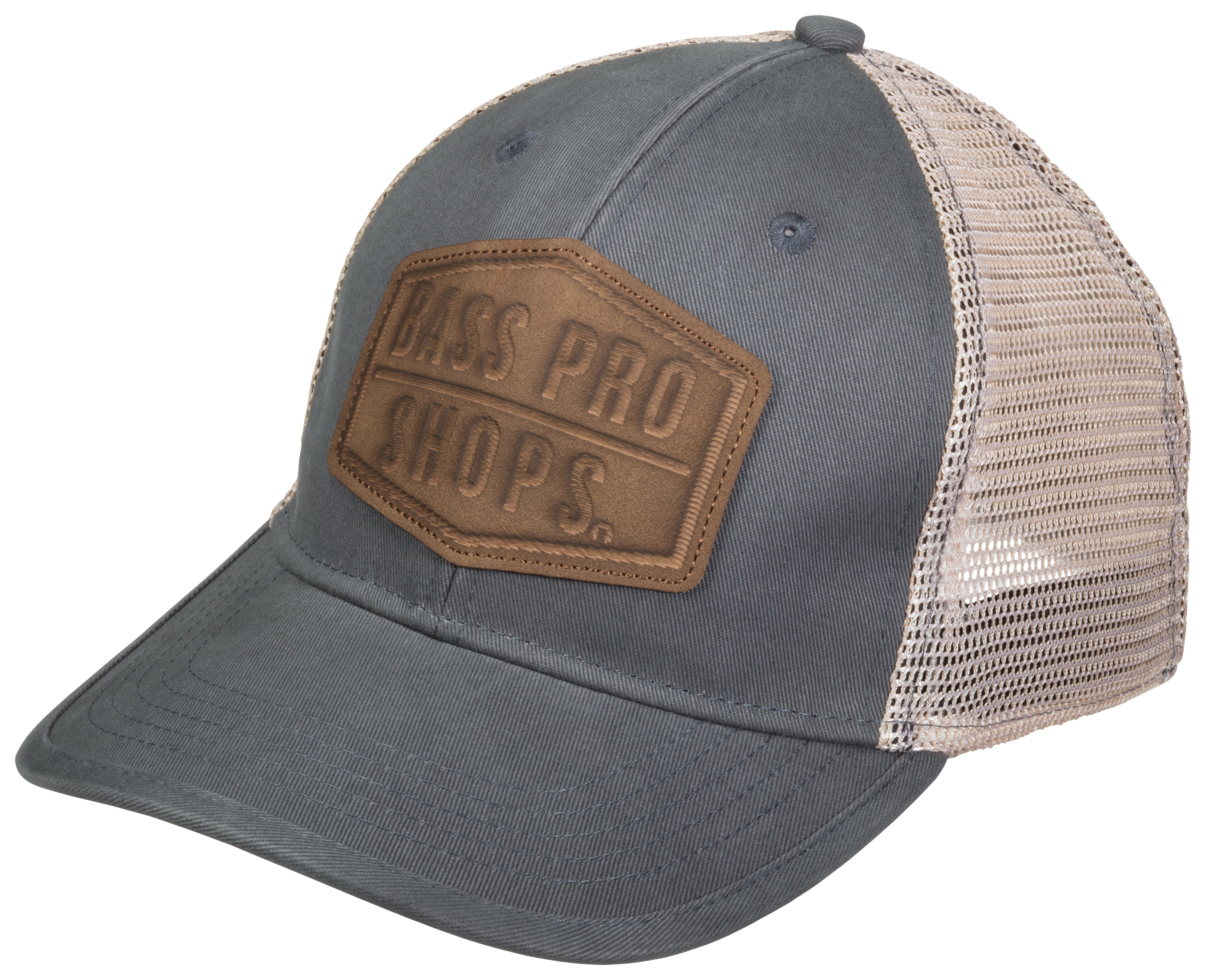 Bass Pro Shops Leather Patch Flex Mesh Cap | Bass Pro Shops